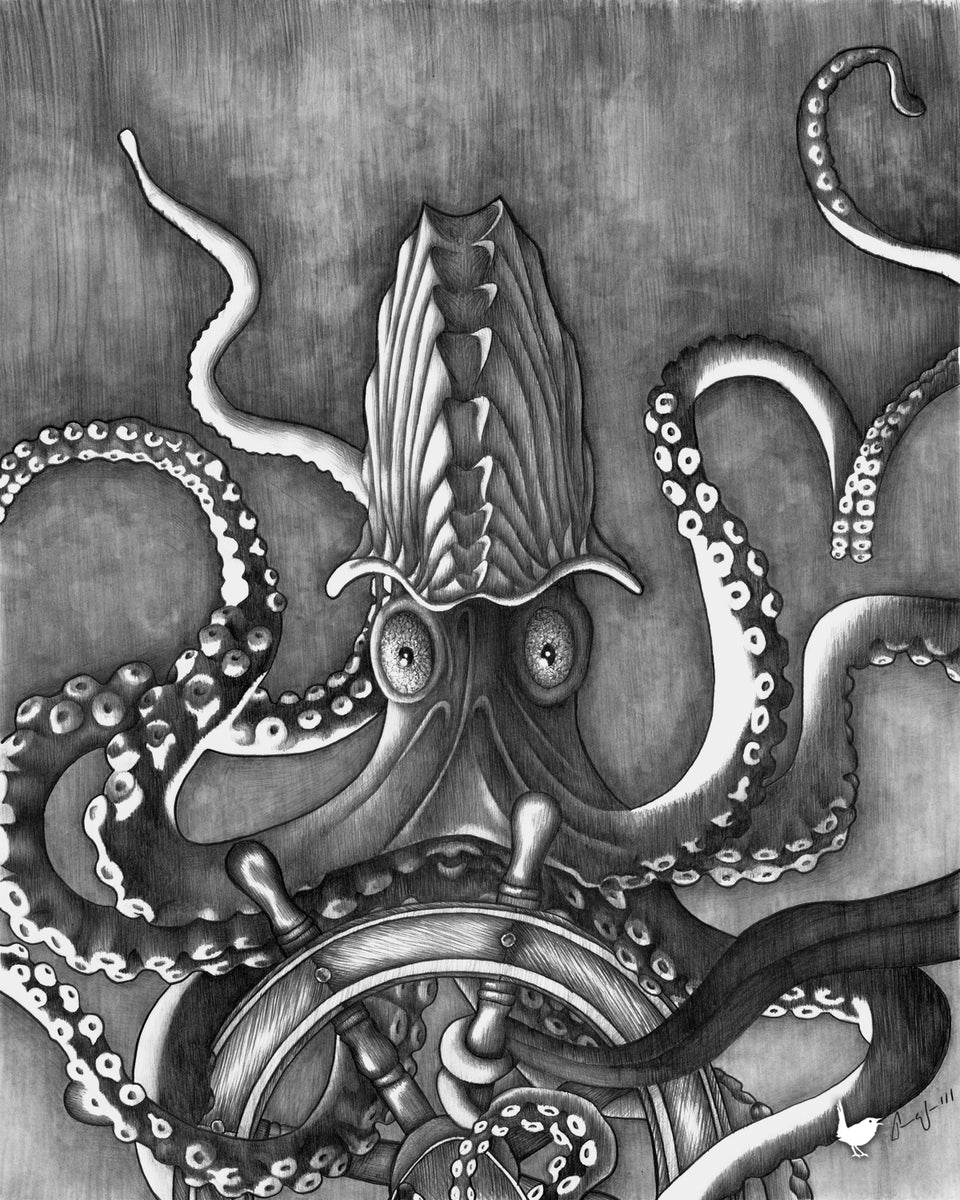 The Argonaut (original drawing) – Art by Tom Wrenn